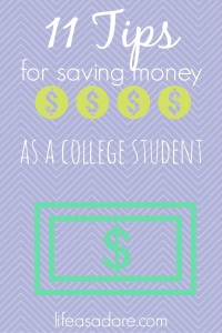 11 Money Saving Tips for College Students - Life as a Dare