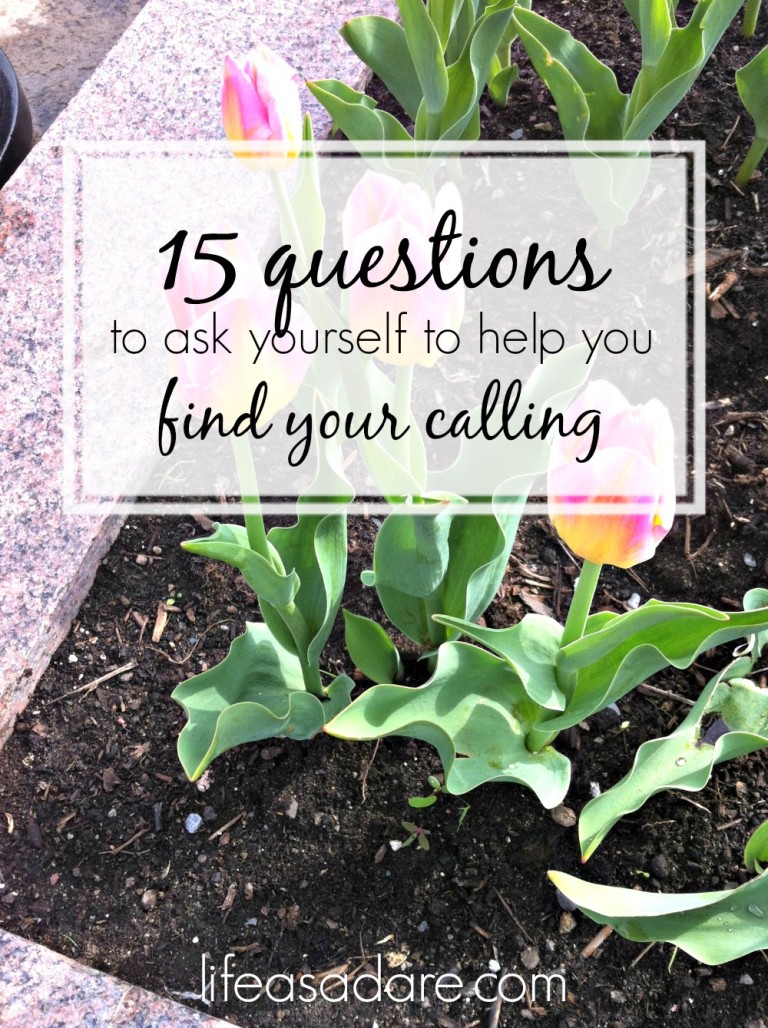 How to find your calling - Life as a Dare