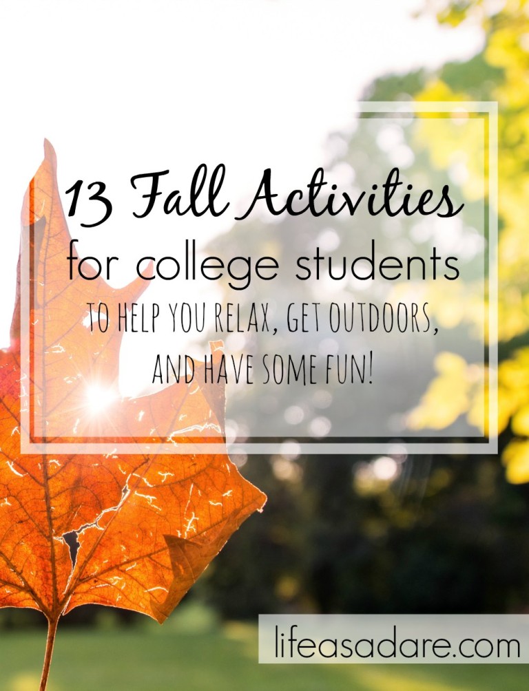 13 Fun Fall Activities to Help you De-Stress - Life as a Dare
