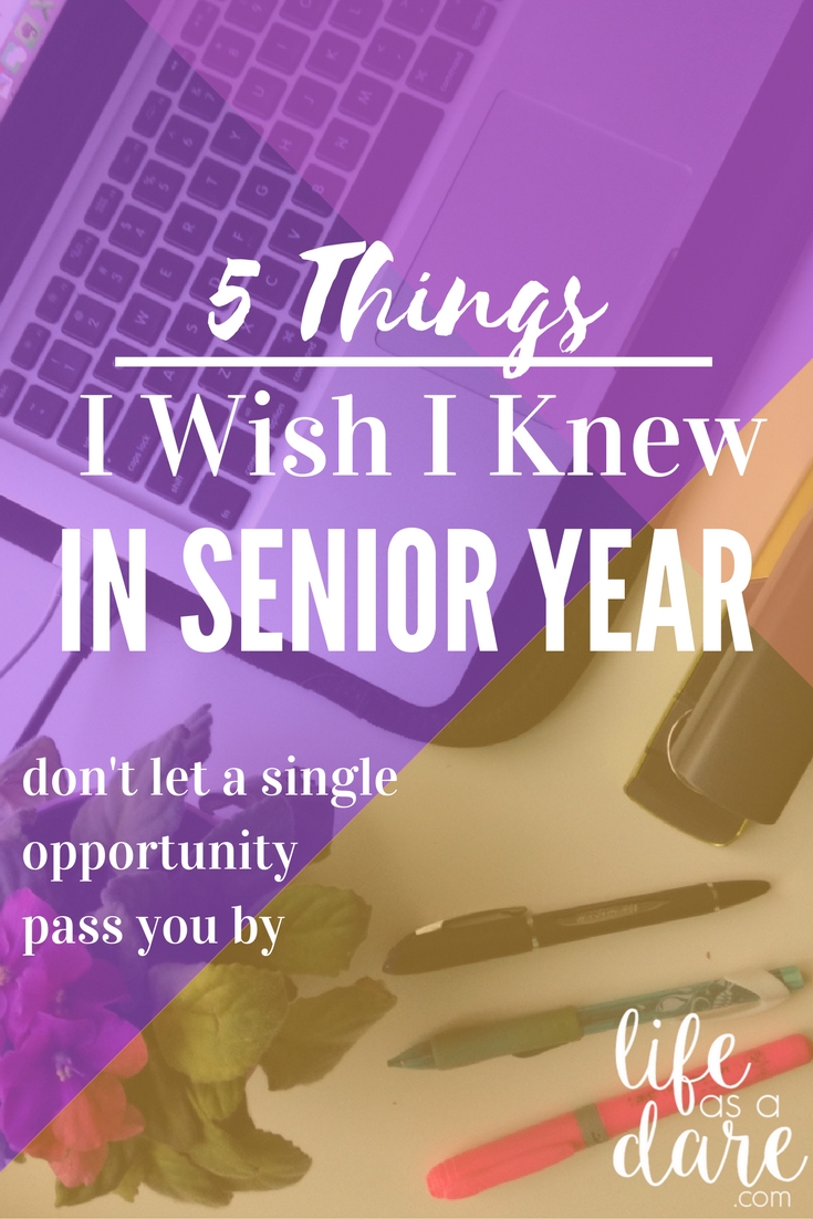 In Senior Year of College? 5 Things I Wish I Knew in Senior Year
